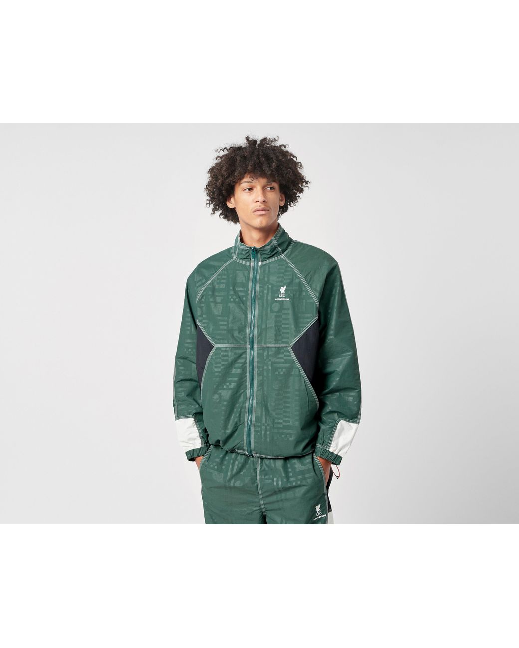 Converse X Liverpool Football Club Starsprinter Track Jacket in Green ...
