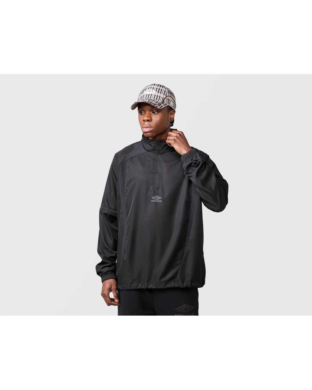 Umbro Sports Culture Zip Off Sleeve Wind Jacket in Black for Men | Lyst UK