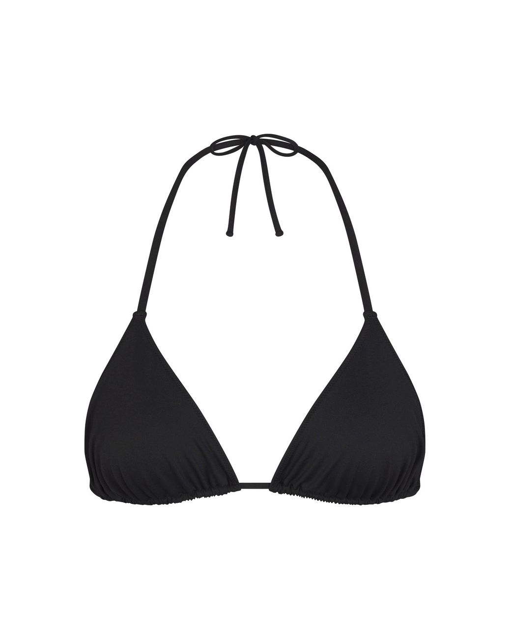Skims Triangle Bikini Top in Black | Lyst