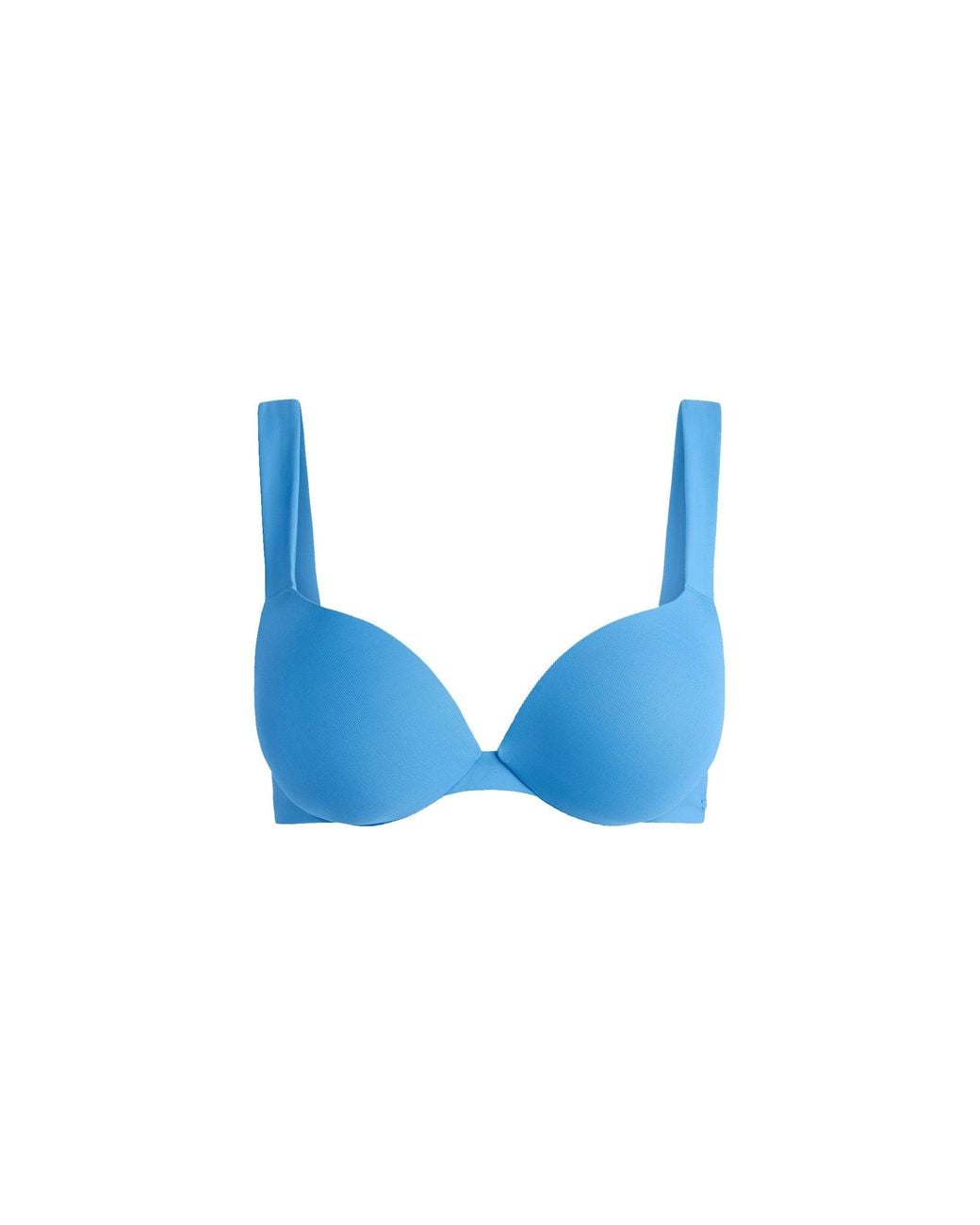 Skims Ultimate Push-Up Bikini Top in Blue | Lyst