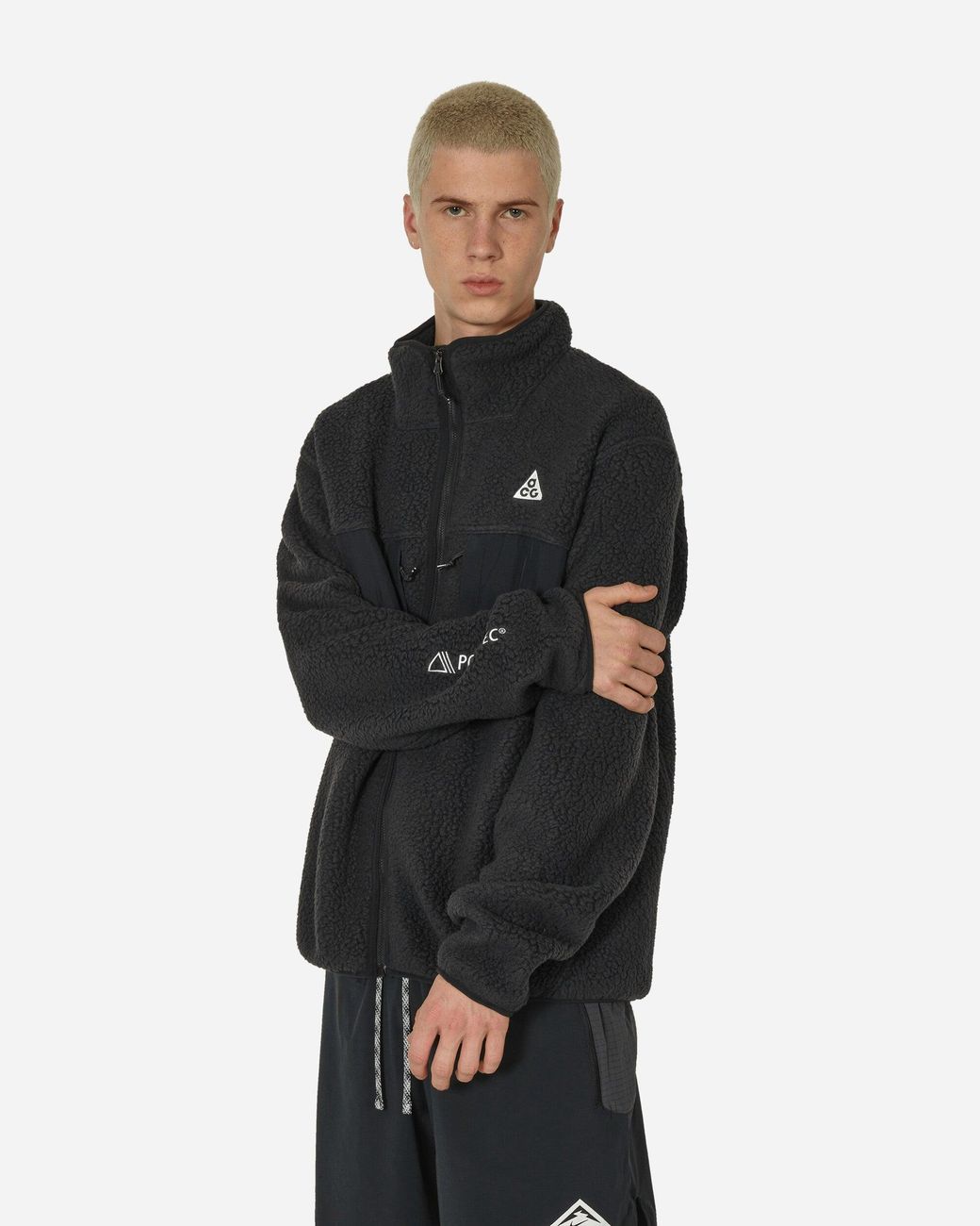 Nike Acg Arctic Wolf Fleece Jacket in Black for Men | Lyst