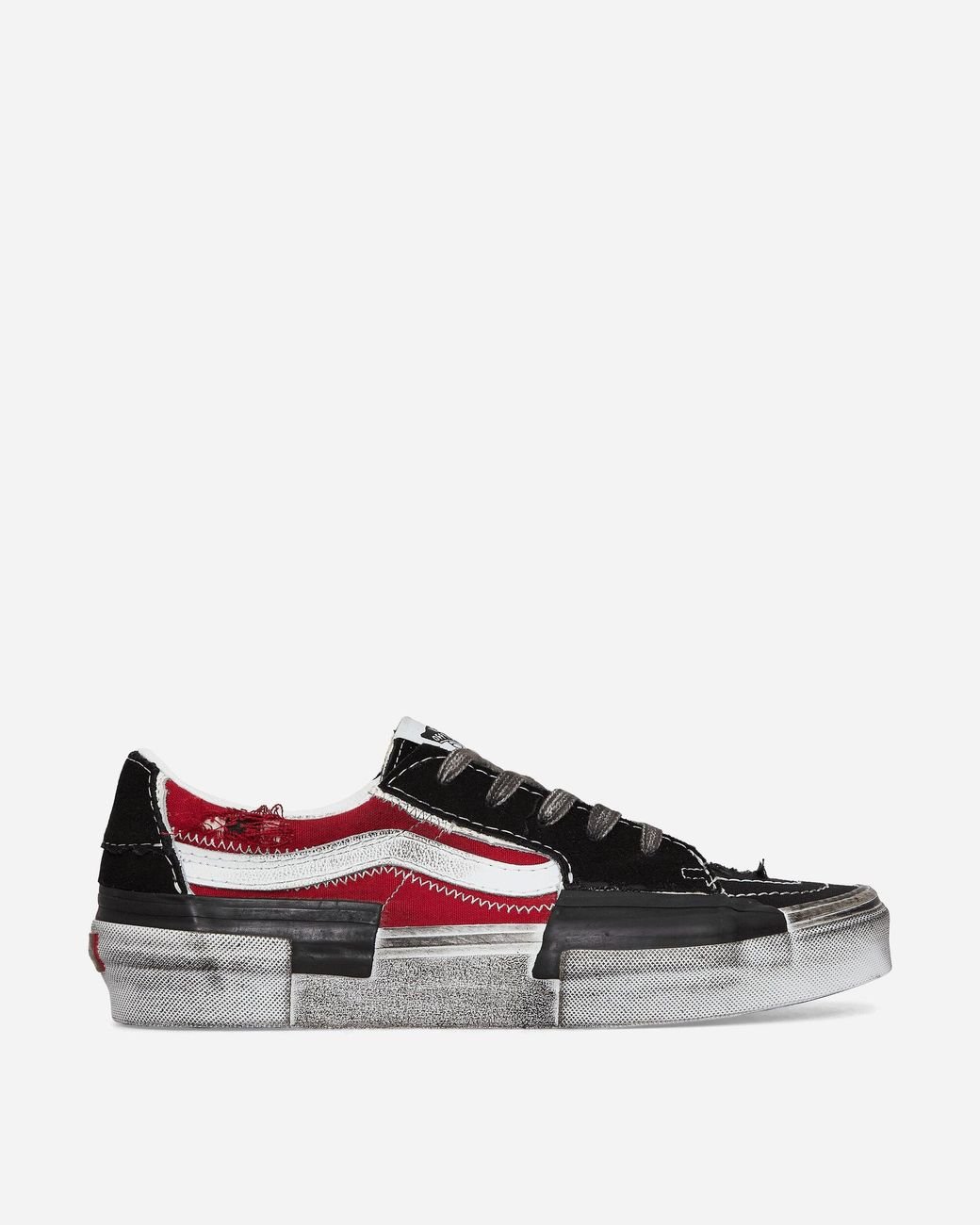 Vans Sk8-low Reconstruct Stressed Check Sneakers / Red in White for Men ...