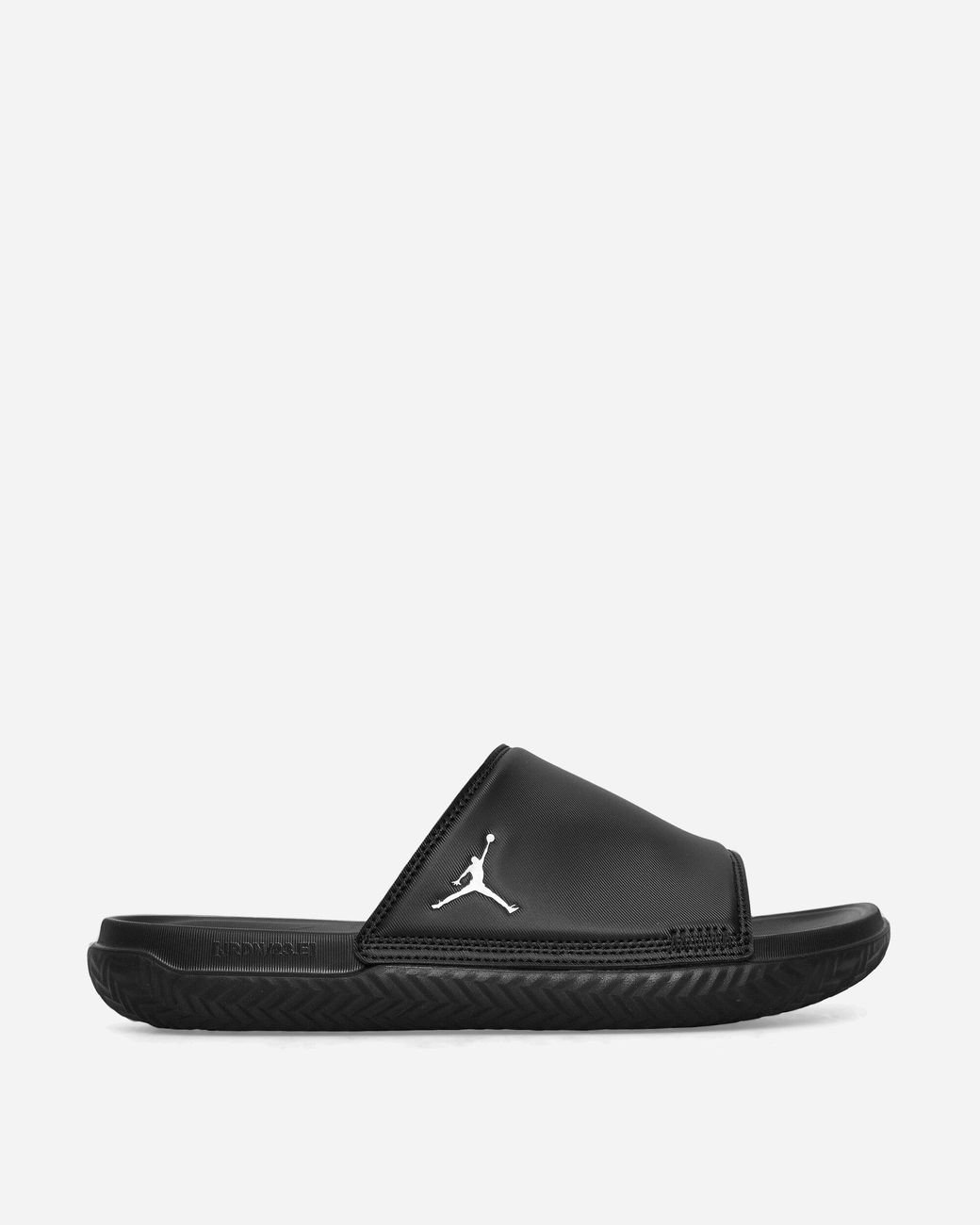 Nike Jordan Play Slides Black / Metallic Silver for Men | Lyst