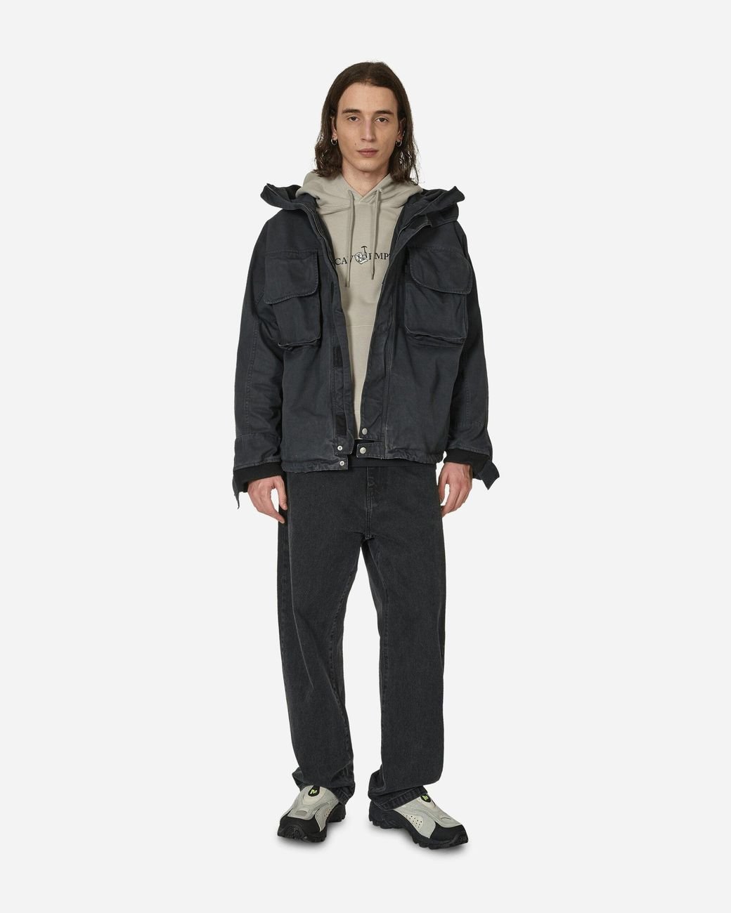 cav-empt-Grey-Overdye-Hood-Zip cav-empt-Grey-Overdye-Hood-Zip
