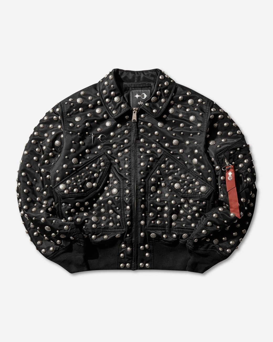 Alpha Industries Thug Club Cwu 45/p All-over Rivet Flight Jacket in ...