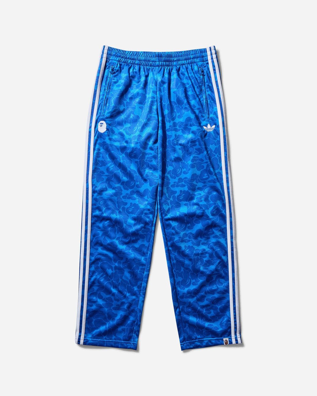 adidas Men S Bape Firebird Trackpants in Blue for Men | Lyst UK