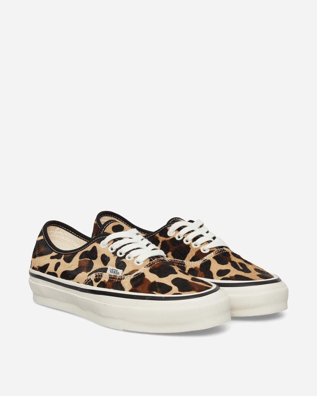 Vans Premium Authentic 44 Pony Hair Sneakers Marshmallow Leopard in ...