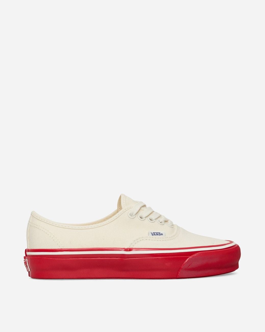 Vans Premium Authentic 44 Duck Canvas Sneakers White / Red for Men | Lyst