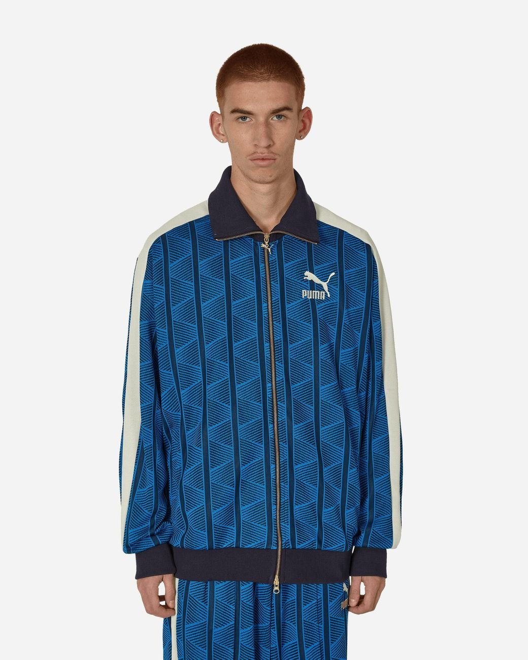 PUMA The Neverworn Ii T7 Track Jacket Racing in Blue for Men | Lyst UK