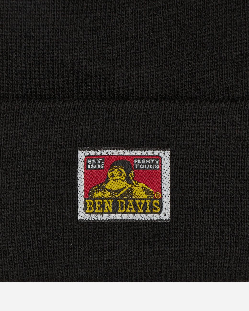 Ben Davis Work Clothes Logo Beanie in Black for Men | Lyst