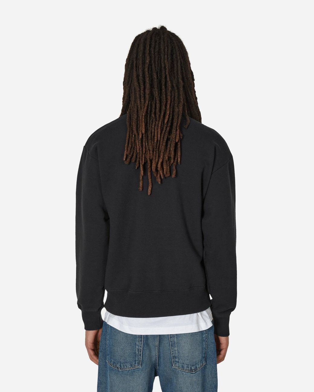 Hysteric Glamour Evil College Crewneck Sweatshirt in Black Hysteric Glamour Evil College Crewneck Sweatshirt in Black