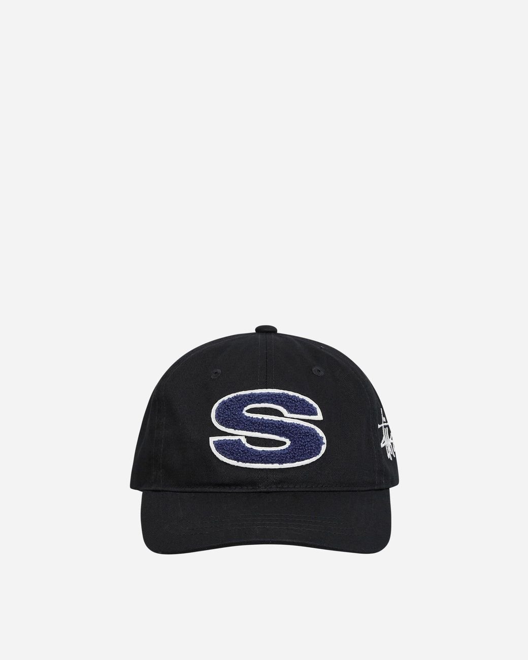 Stussy Chenille S Low Pro Cap in Black for Men | Lyst