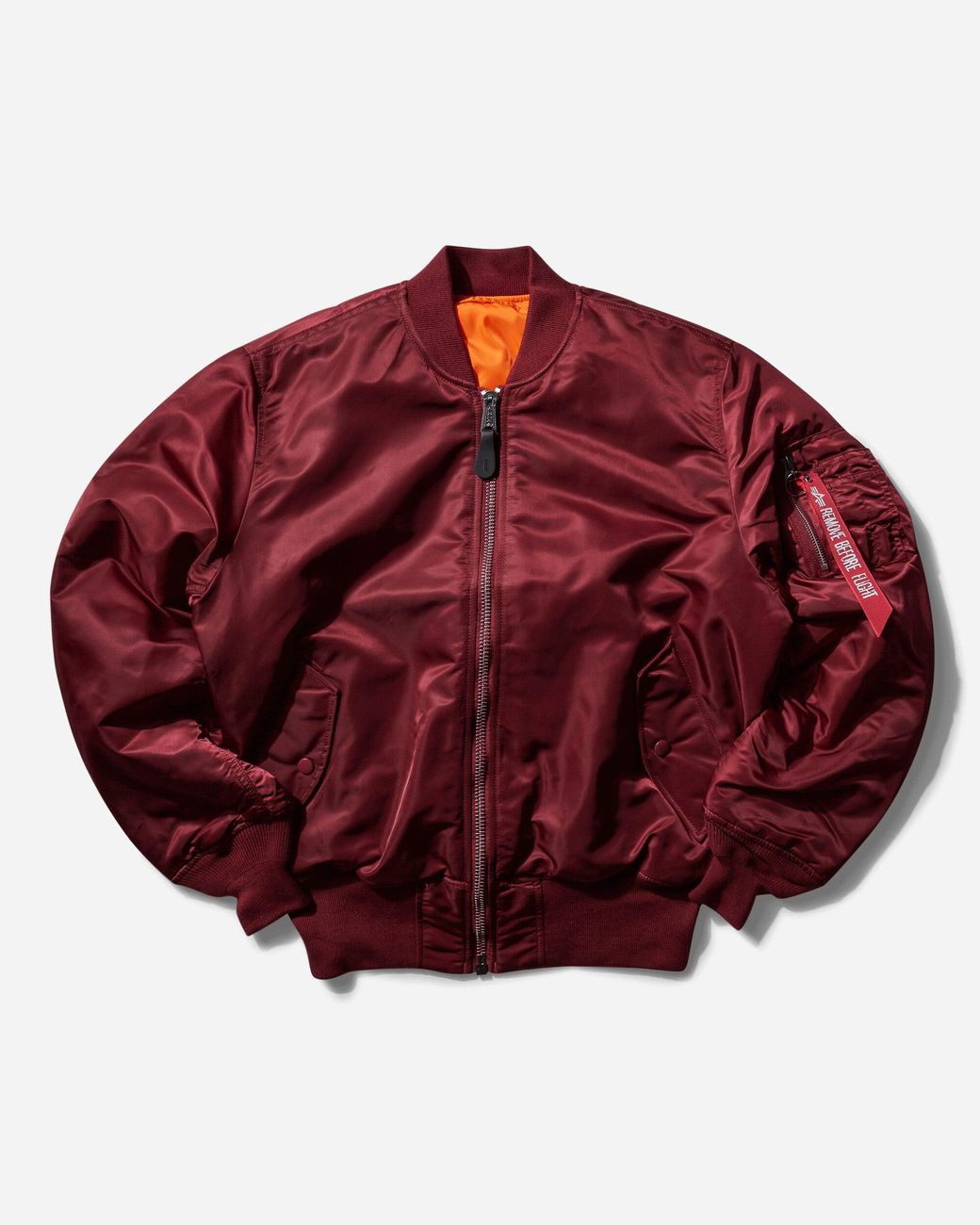 Alpha Industries Alpha Industries MA-1 Reversible Bomber Jacket in Red ...