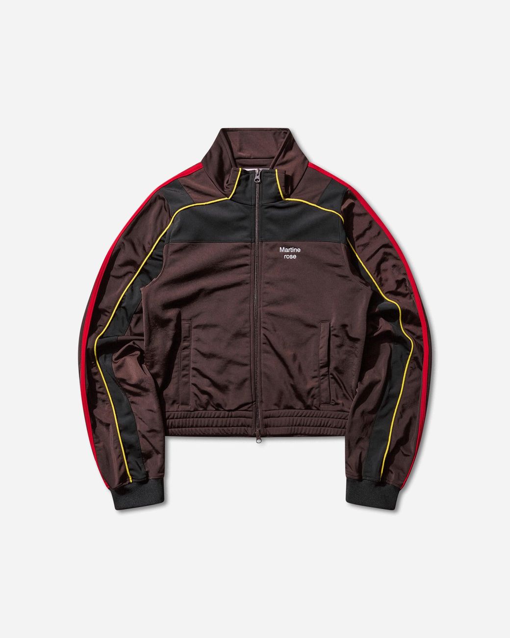 Martine Rose Men S Shrunken Track Jacket in Red for Men | Lyst