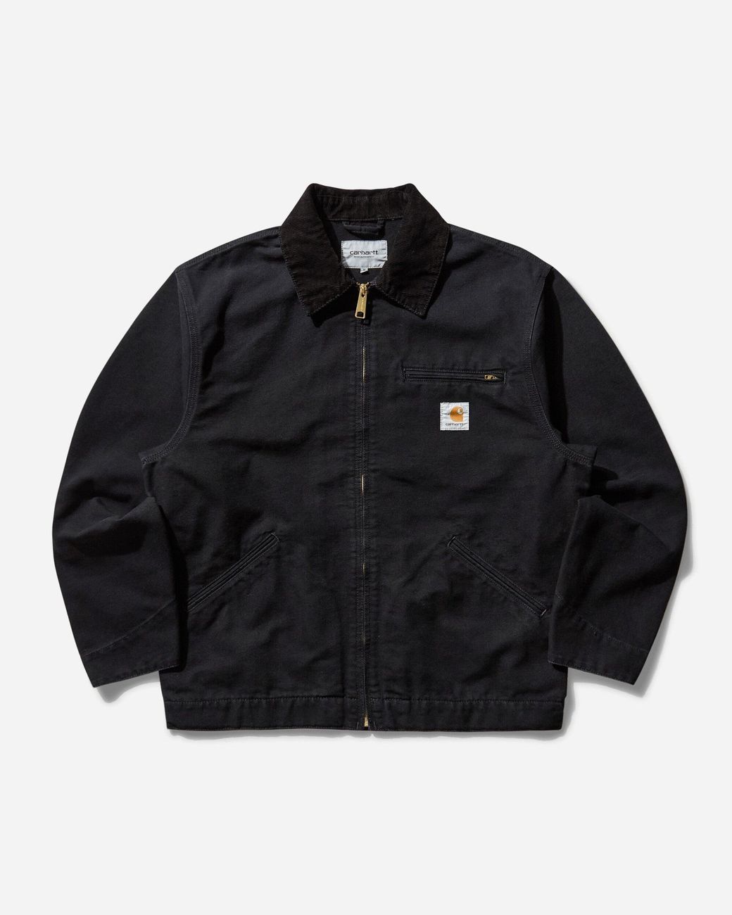 Carhartt S Og Detroit Jacket (Aged Canvas) in Black for Men | Lyst UK