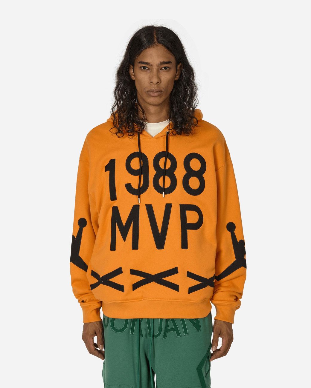 Nike Nina Chanel Fleece Hoodie in Orange for Men | Lyst