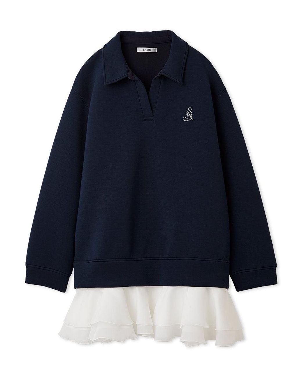 SNIDEL Skipper Mini Dress in Blue | Lyst