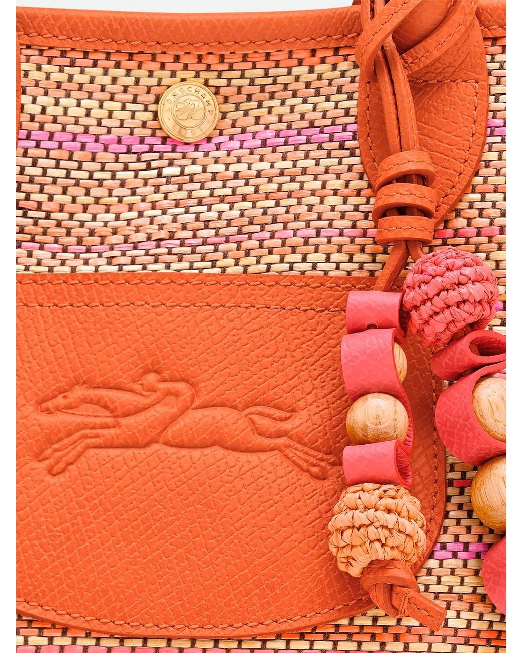 Longchamp 'Le Panier Pliage' Extra Small Basket Bag in Pink | Lyst