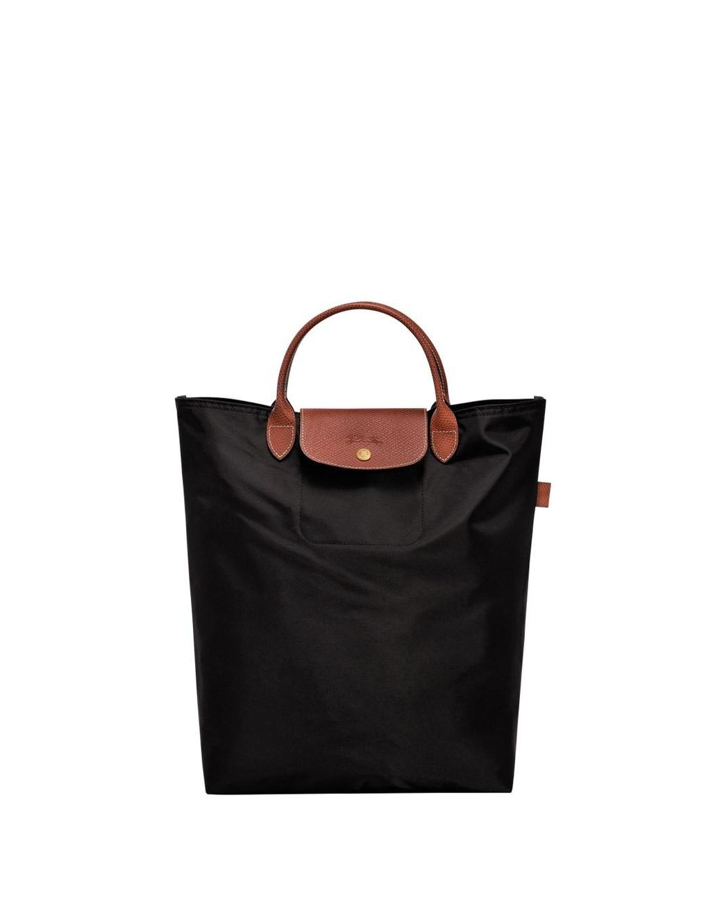 Longchamp `Le Pliage Original` Medium Tote Bag in Black | Lyst UK