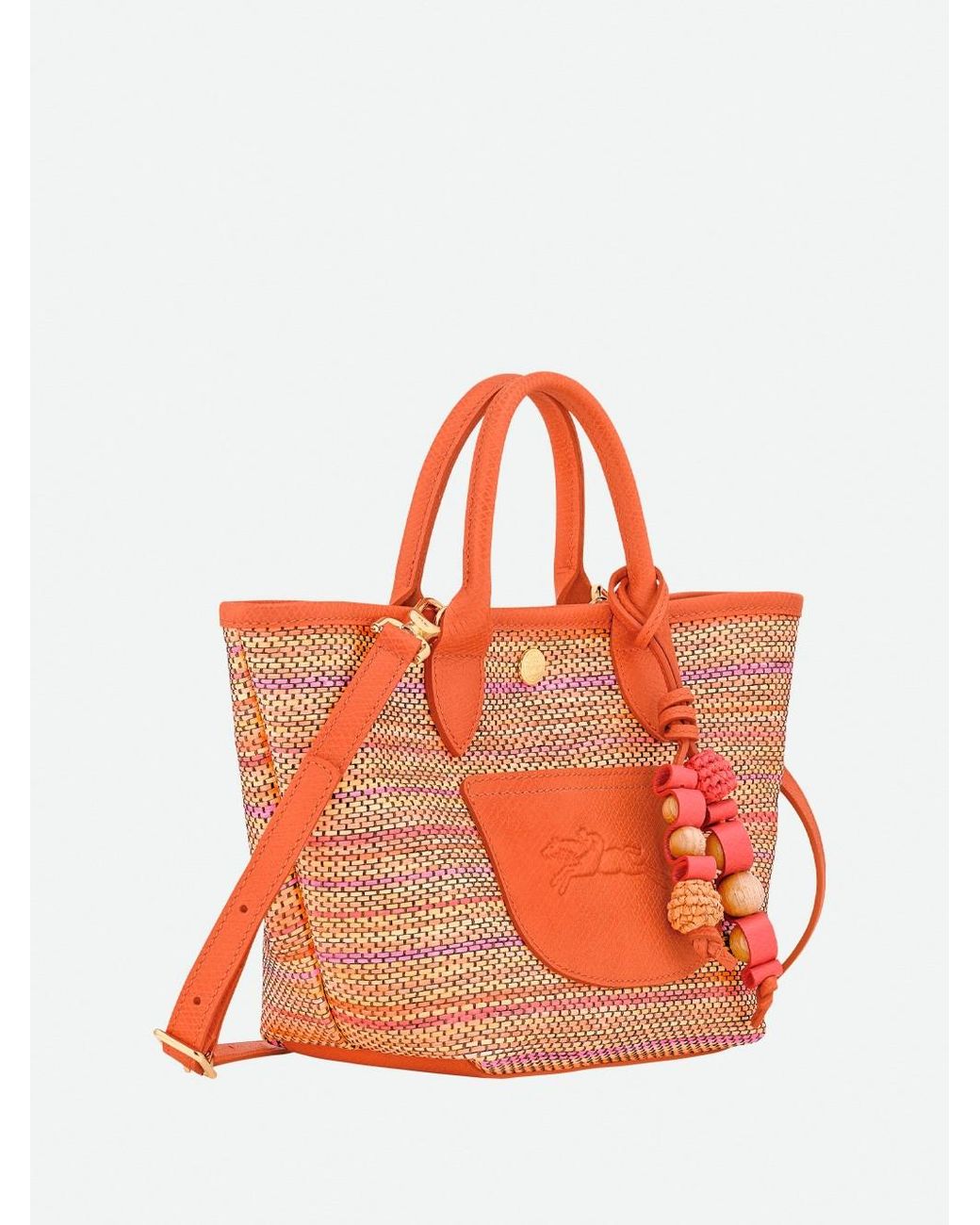 Longchamp 'Le Panier Pliage' Extra Small Basket Bag in Pink | Lyst