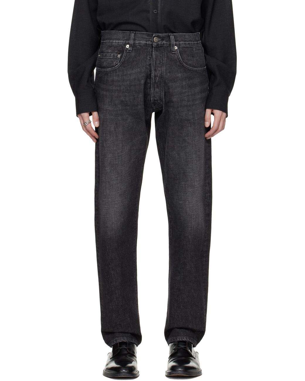 Maison Margiela 5 Pockets Jeans in Black for Men | Lyst UK