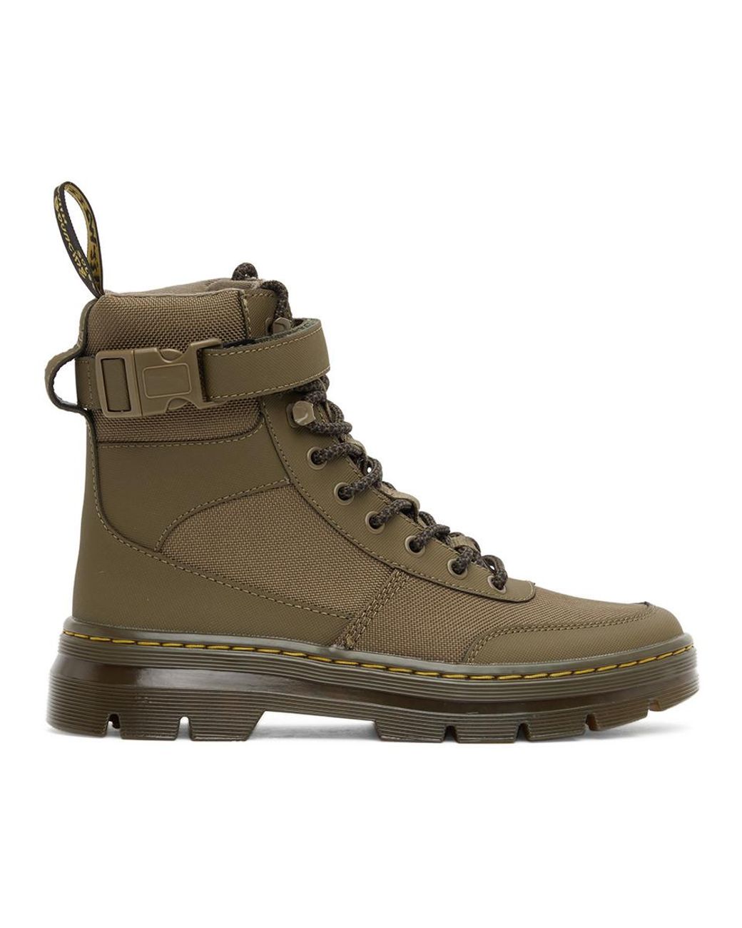 Dr. Martens Combs Tech Boots in Green for Men | Lyst
