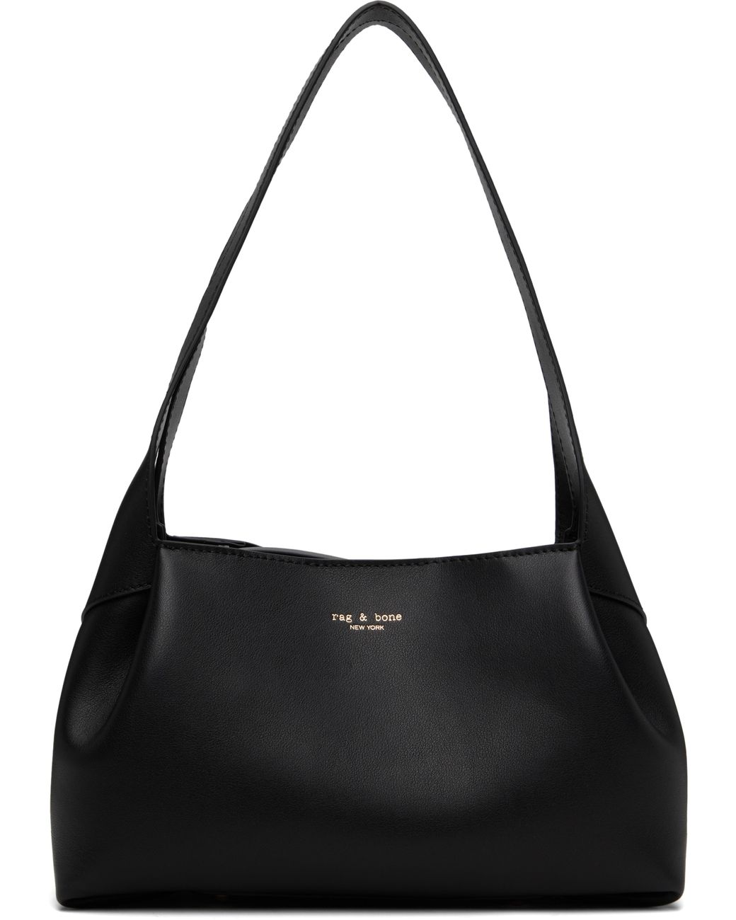 Rag & Bone Slade Calf Leather Shoulder Bag in Black | Lyst