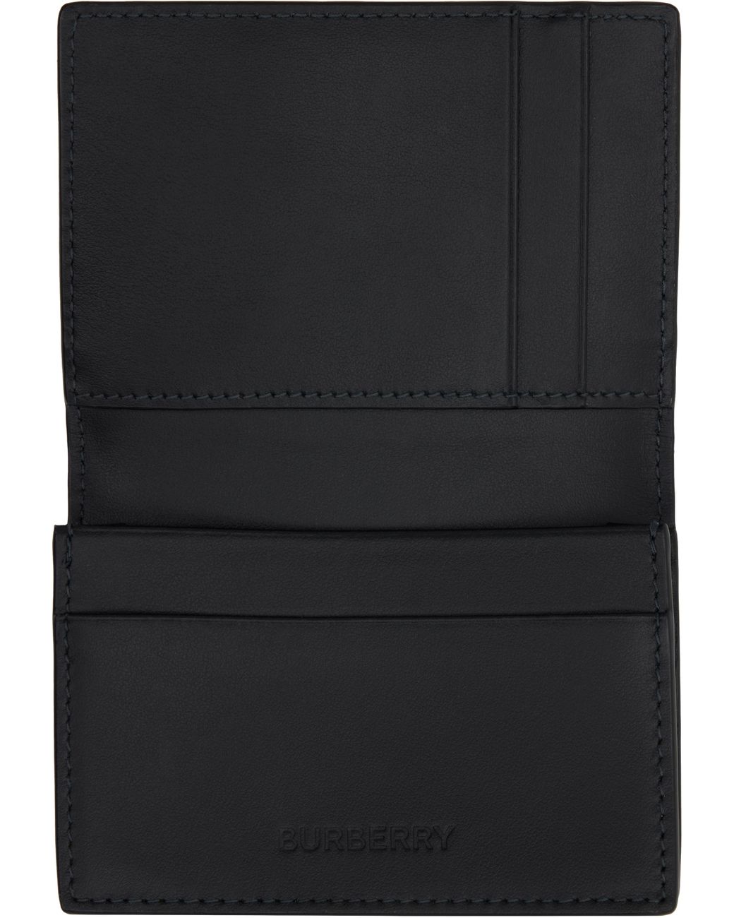 Burberry Check Folding Card Holder in Black for Men | Lyst