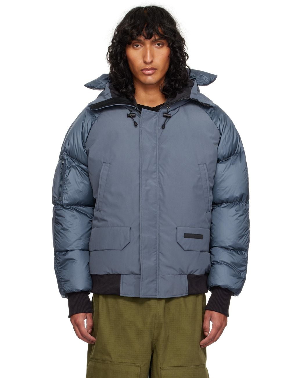 Canada Goose Label' Paradigm Chilliwack Bomber Down Jacket in Blue for ...