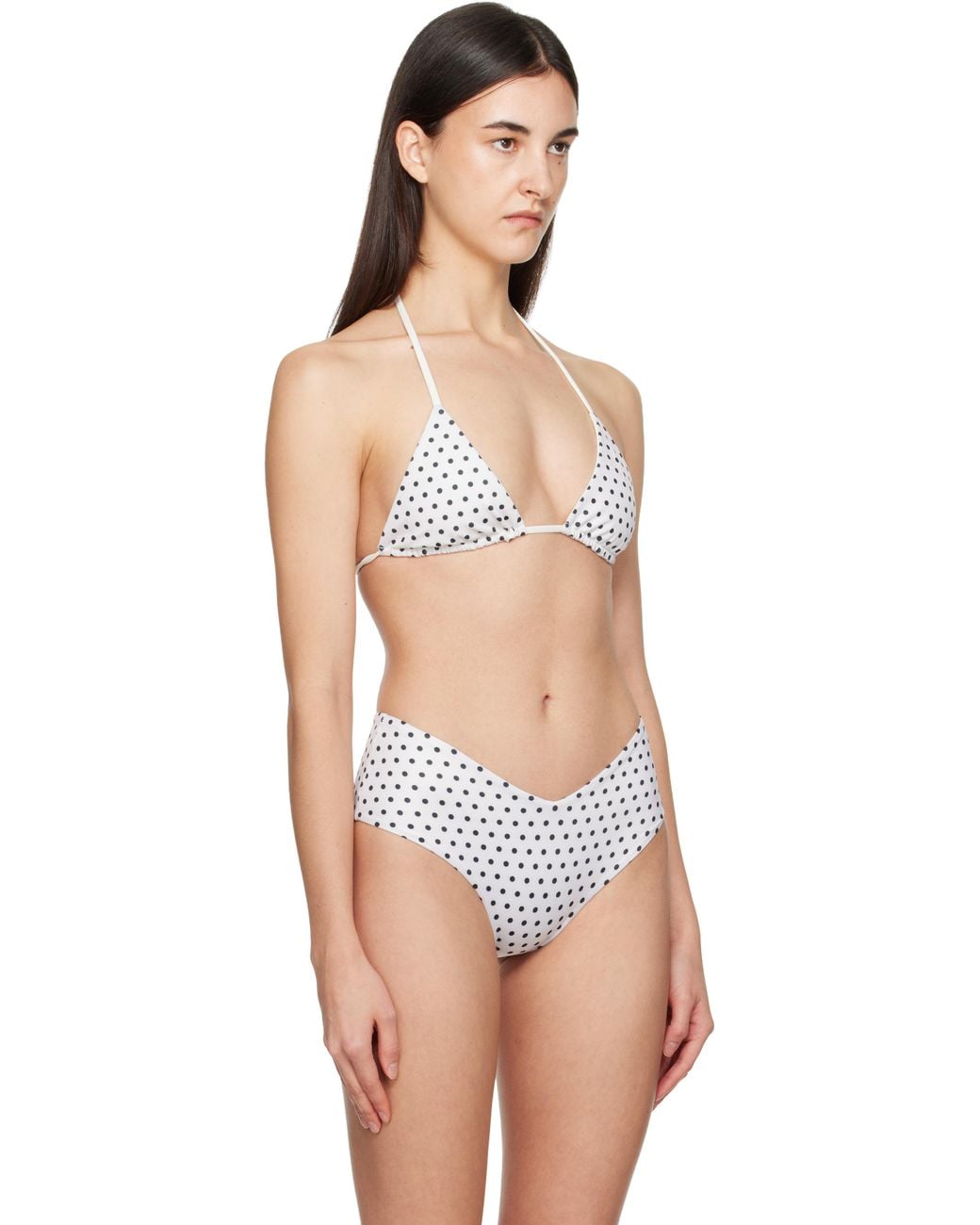 Belle Anna Estelle Bikini Top in Black | Lyst