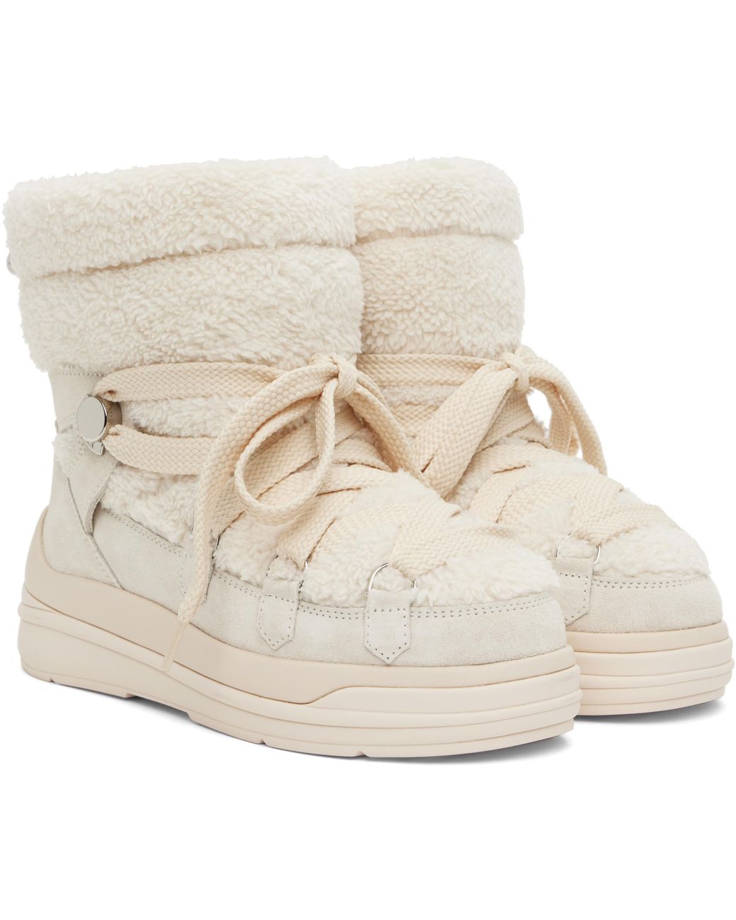 Moncler Off- Insolux Boots in Natural | Lyst