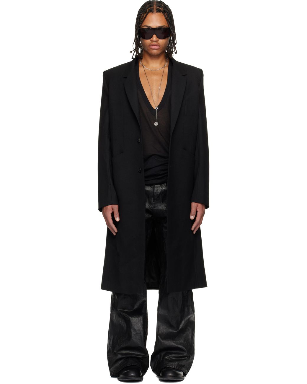 Det Blev Sent Tailored Coat in Black for Men | Lyst UK