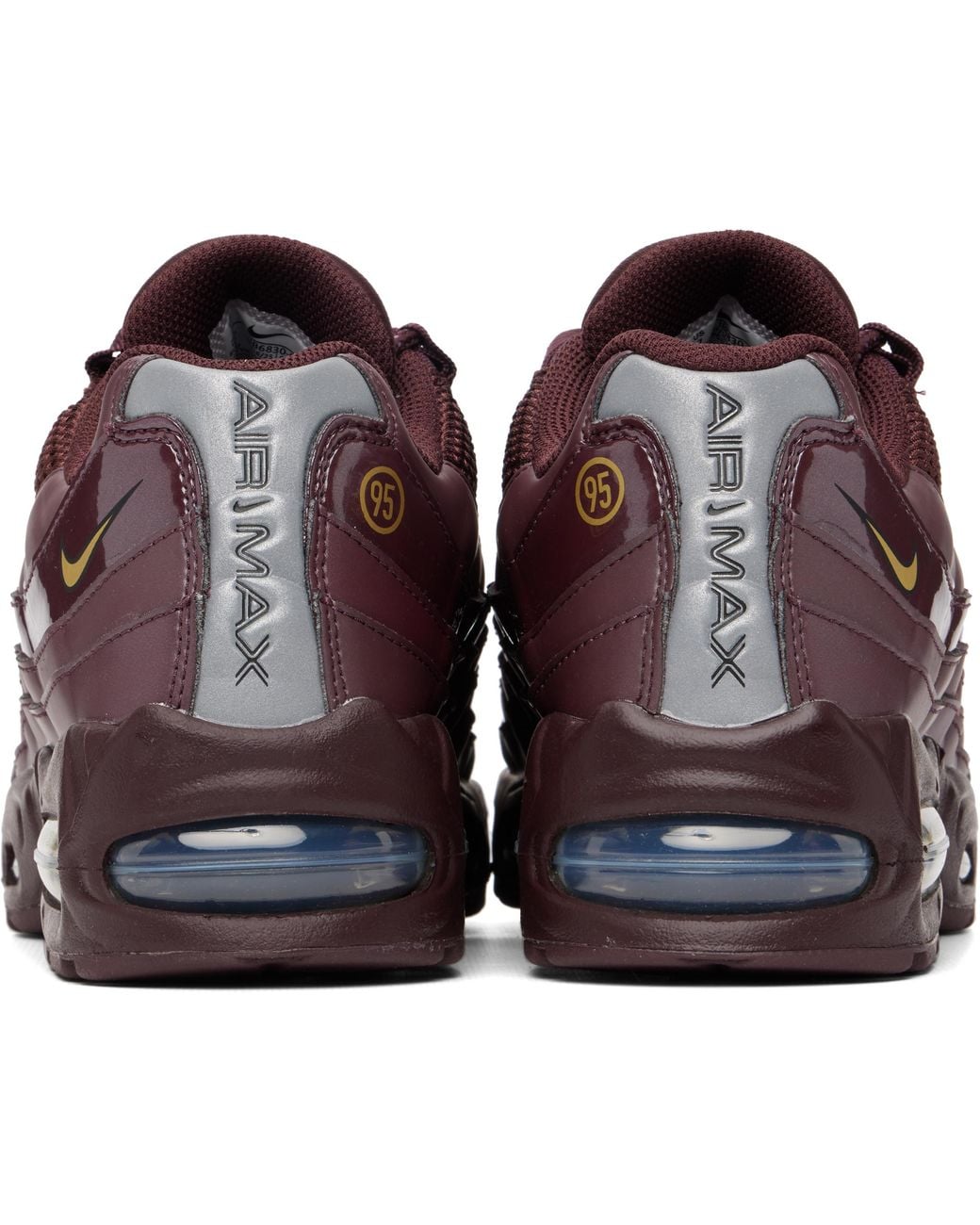Nike Burgundy Air Max 95 Big Bubble Sneakers in Purple for Men | Lyst UK