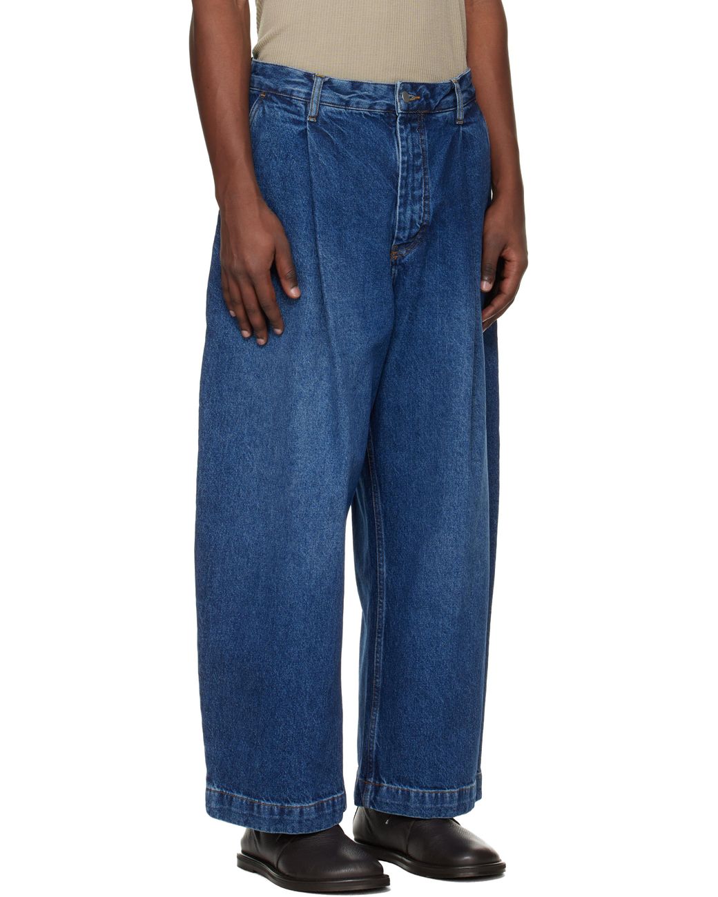 Studio Nicholson Puch Italian Denim Jeans in Blue for Men | Lyst