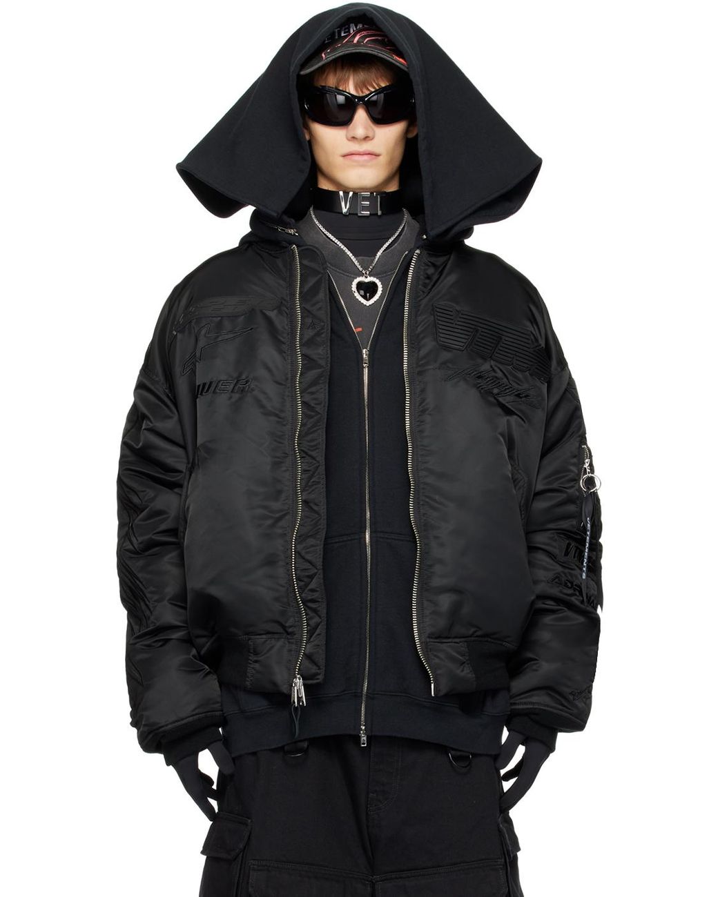 Vetements Alpha Industries Edition Blackout Bomber Jacket for Men | Lyst