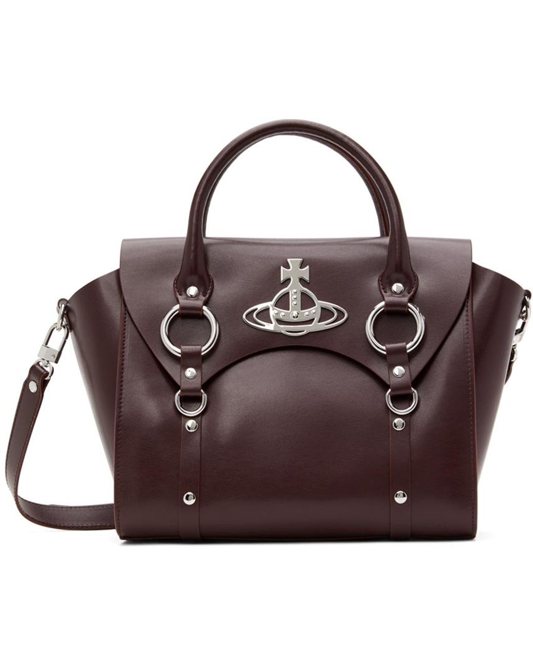 Vivienne Westwood Burgundy Betty Medium Bag in Purple for Men | Lyst