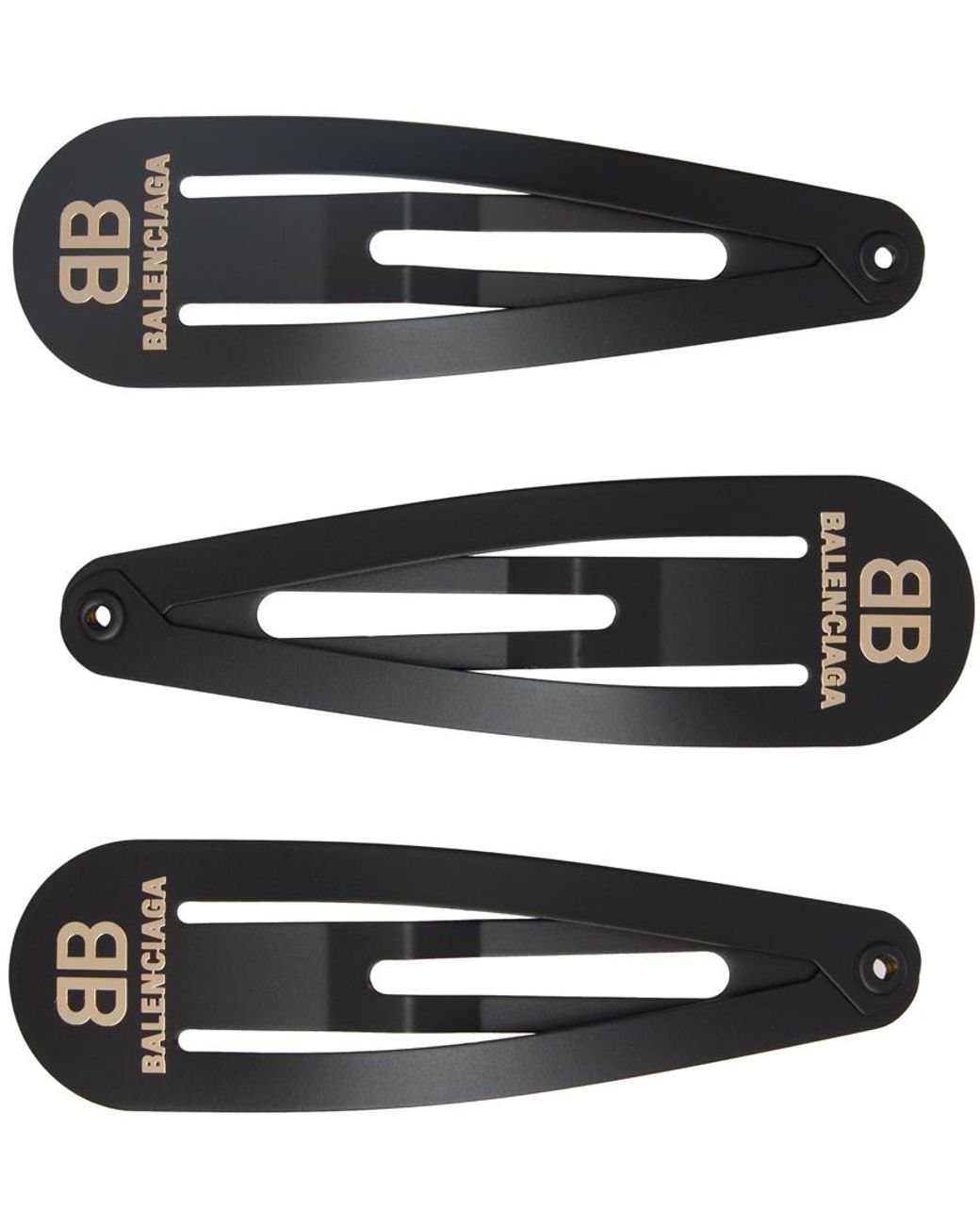 Balenciaga Black Holli Clip Set | Lyst UK