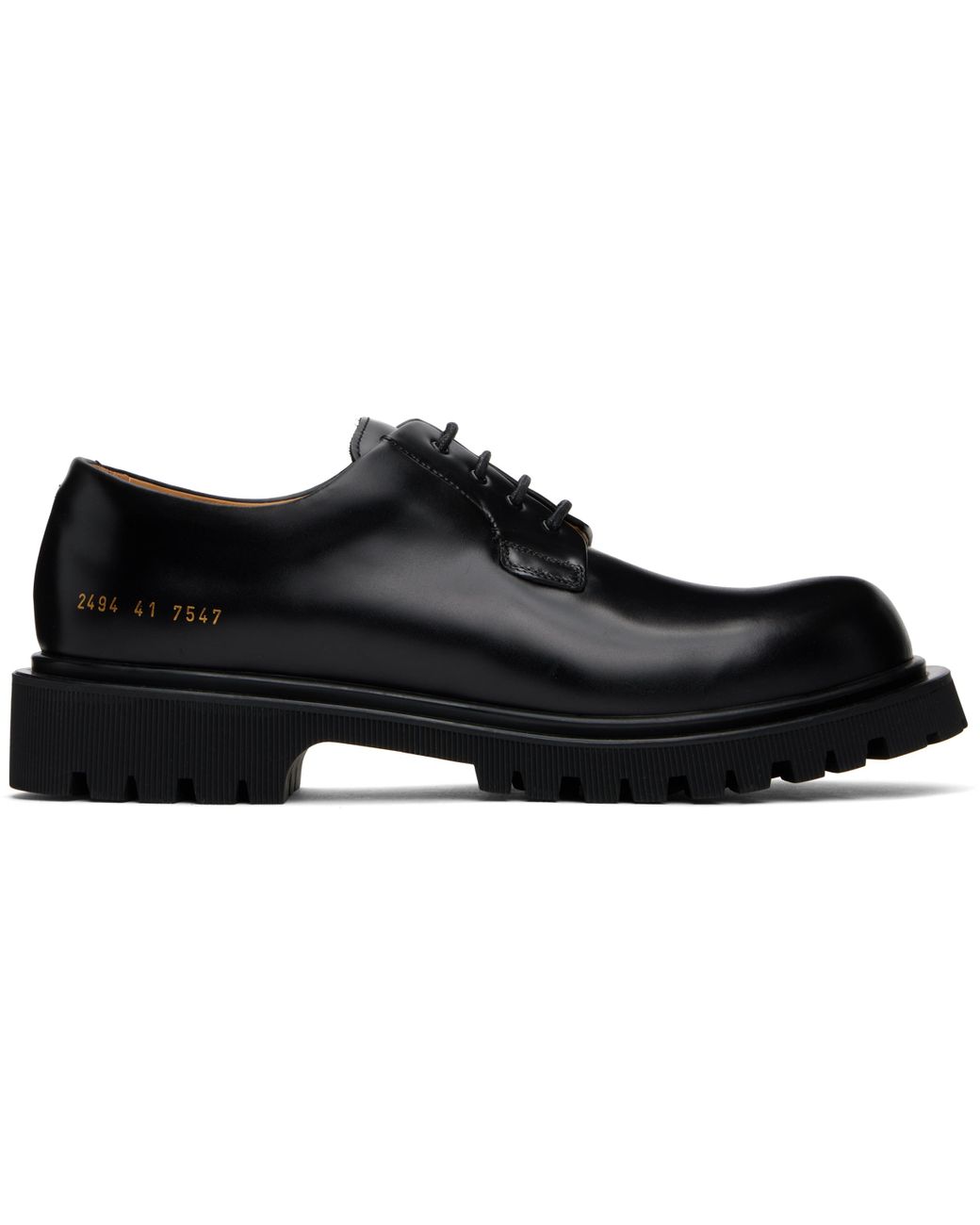 Common Projects Chunky Derbys in Black for Men | Lyst
