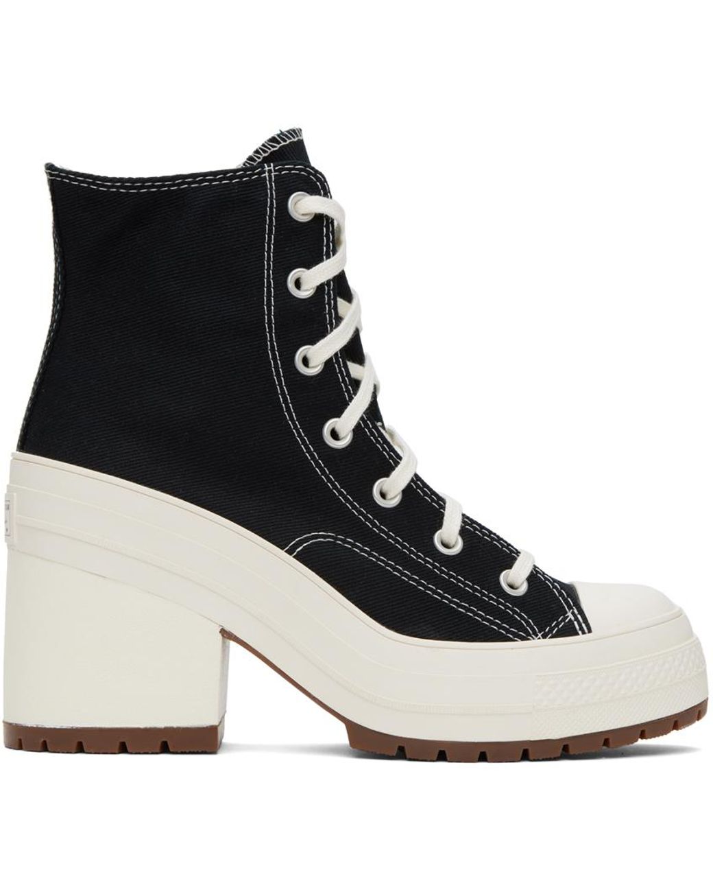 Converse Black Chuck 70 De Luxe Heels | Lyst UK