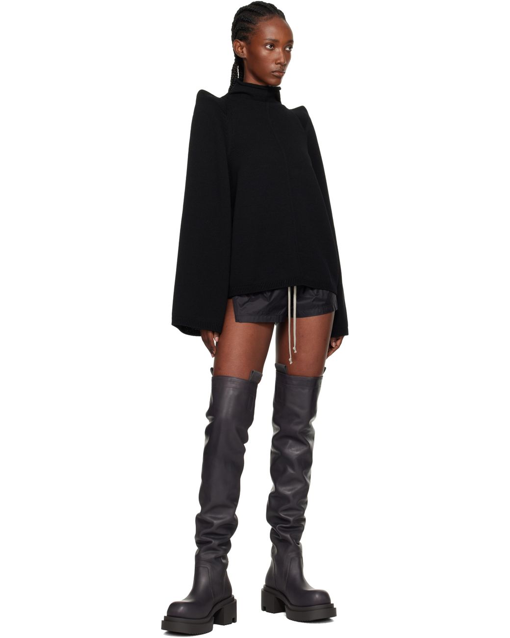 Rick Owens Concordians Wader Bodun Tall Boots in Black | Lyst