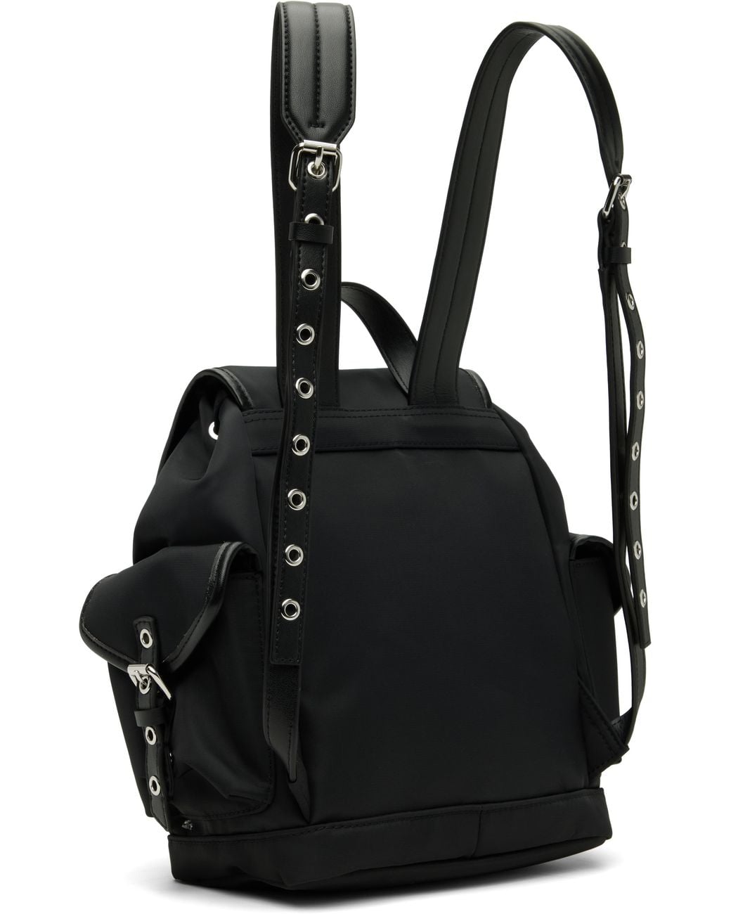 Ganni Small Bucky Nylon Backpack in Black | Lyst UK