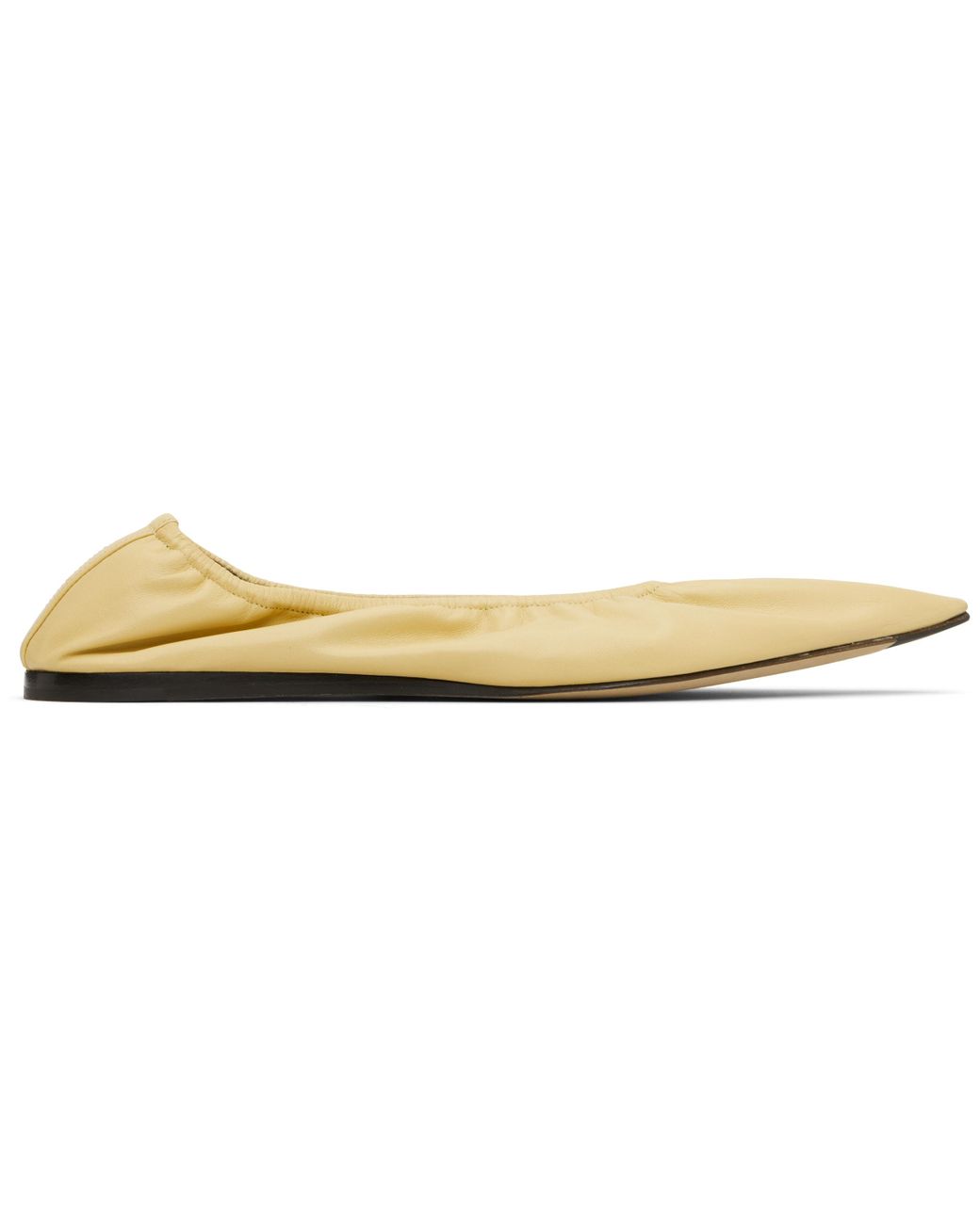 The Row Liisa Ballerina Flats in Black | Lyst
