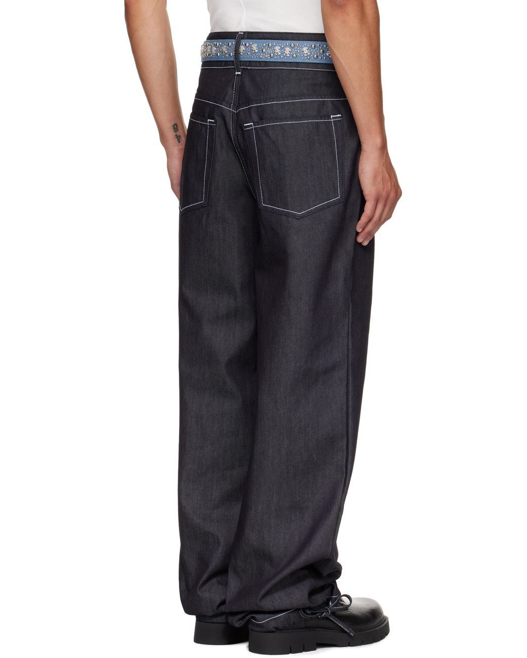 Veneda Carter Ssense Exclusive Duo Jeans in Black for Men | Lyst UK