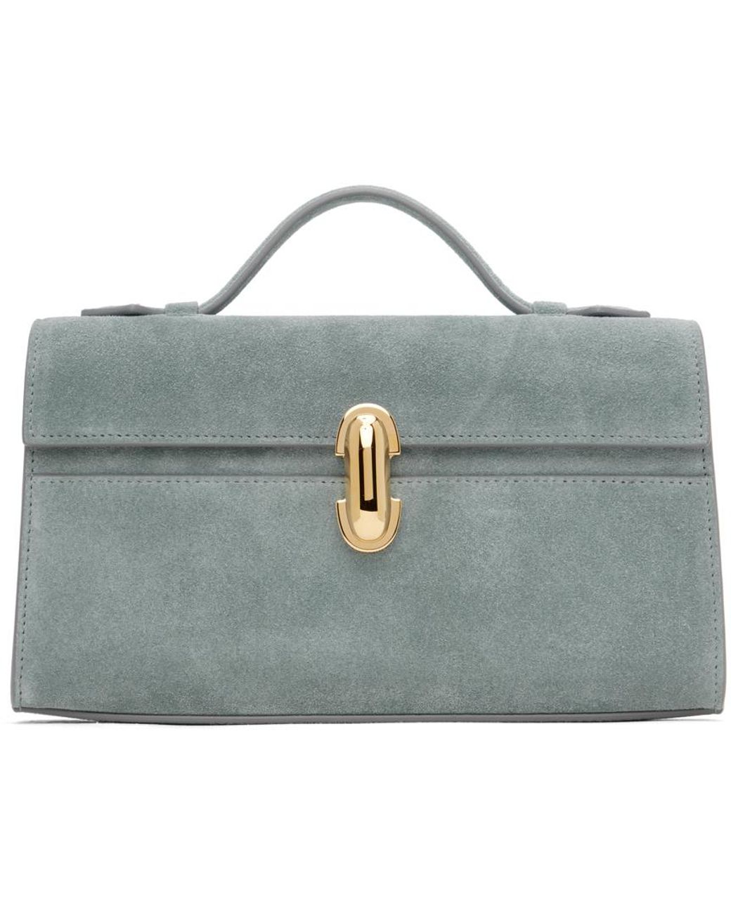 SAVETTE Symmetry Pochette Top Handle Bag in Gray | Lyst