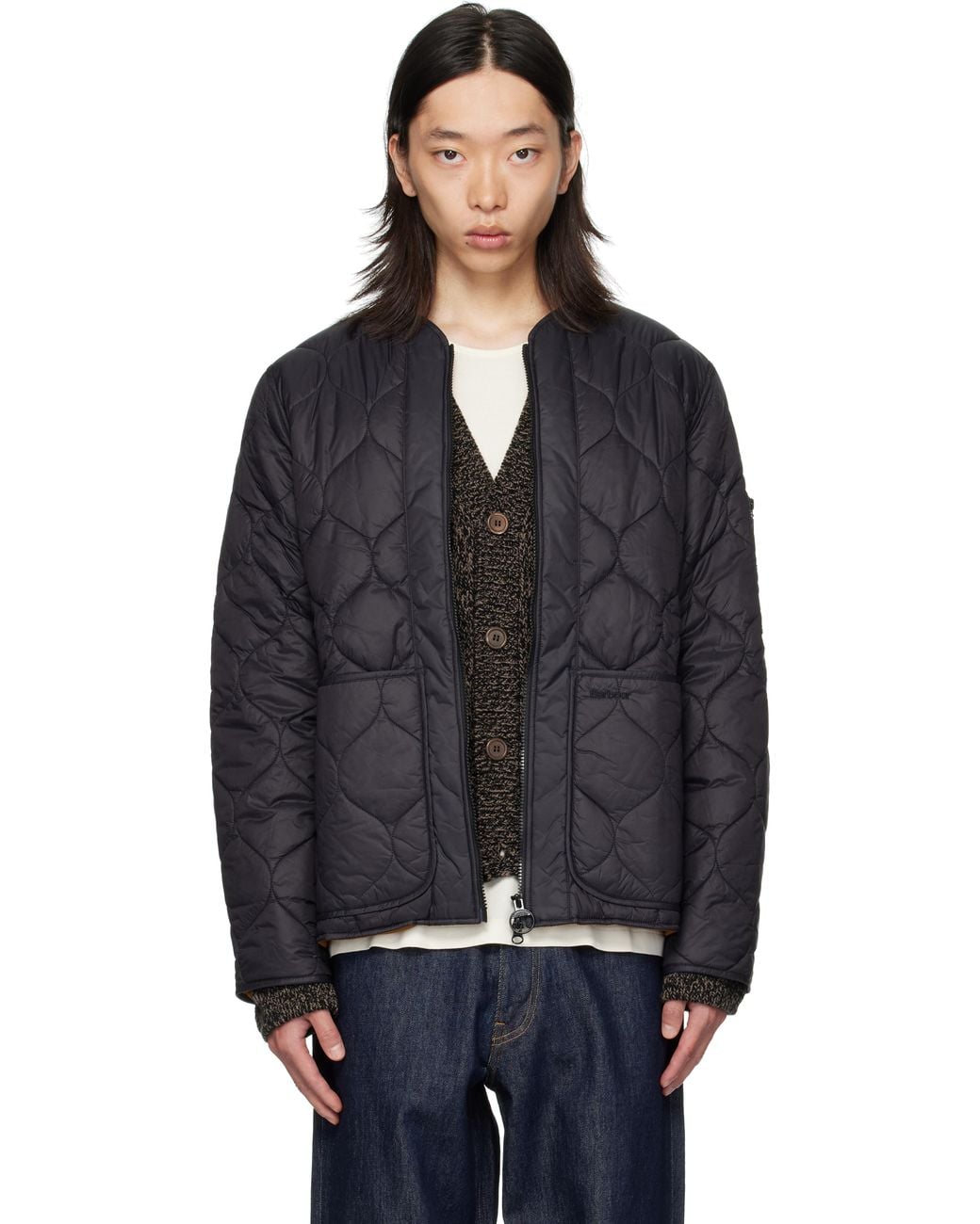 Barbour Re-Engineered Utility Liddesdale Quilted Jacket in Black for ...