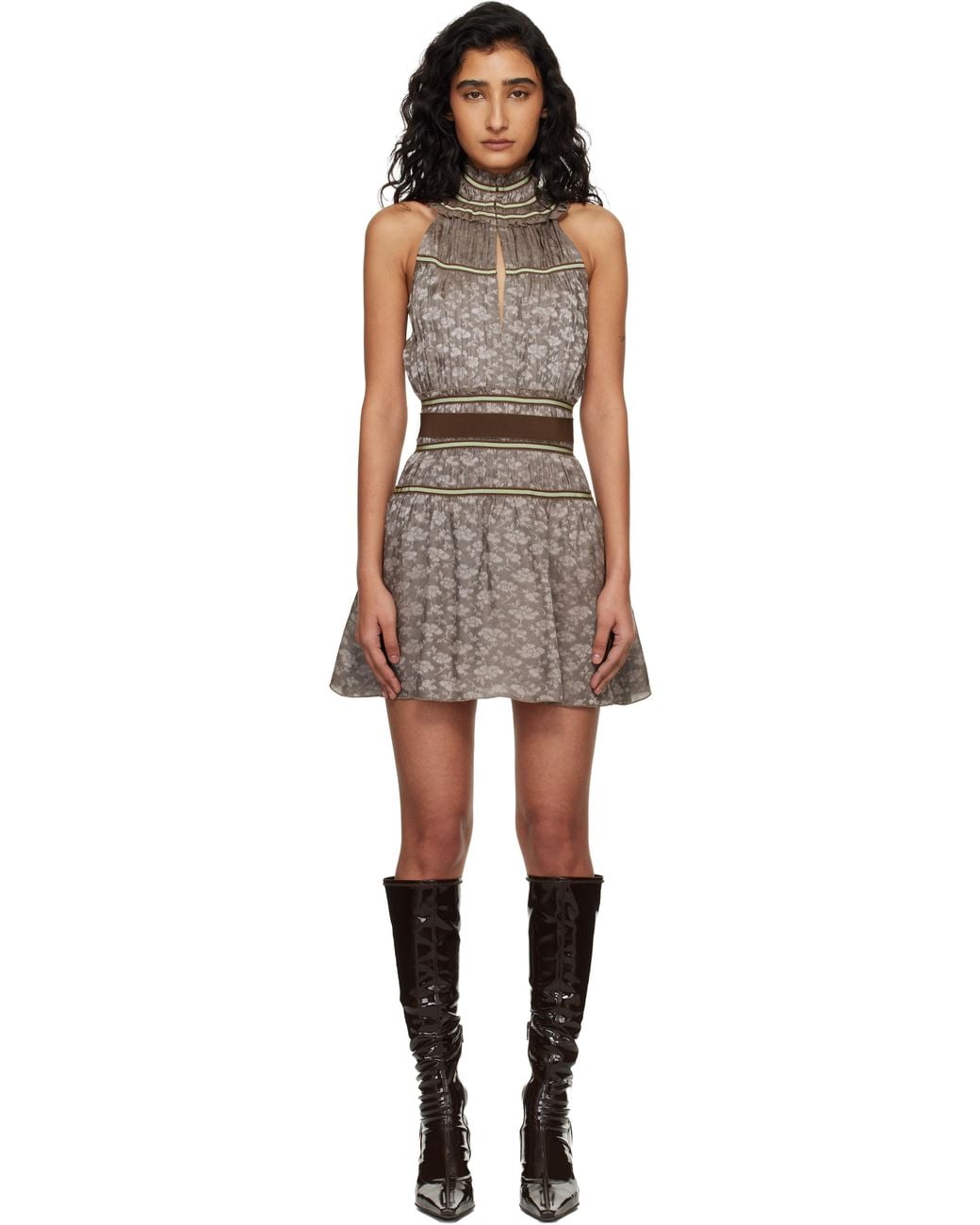 KNWLS Freya Minidress in Black | Lyst