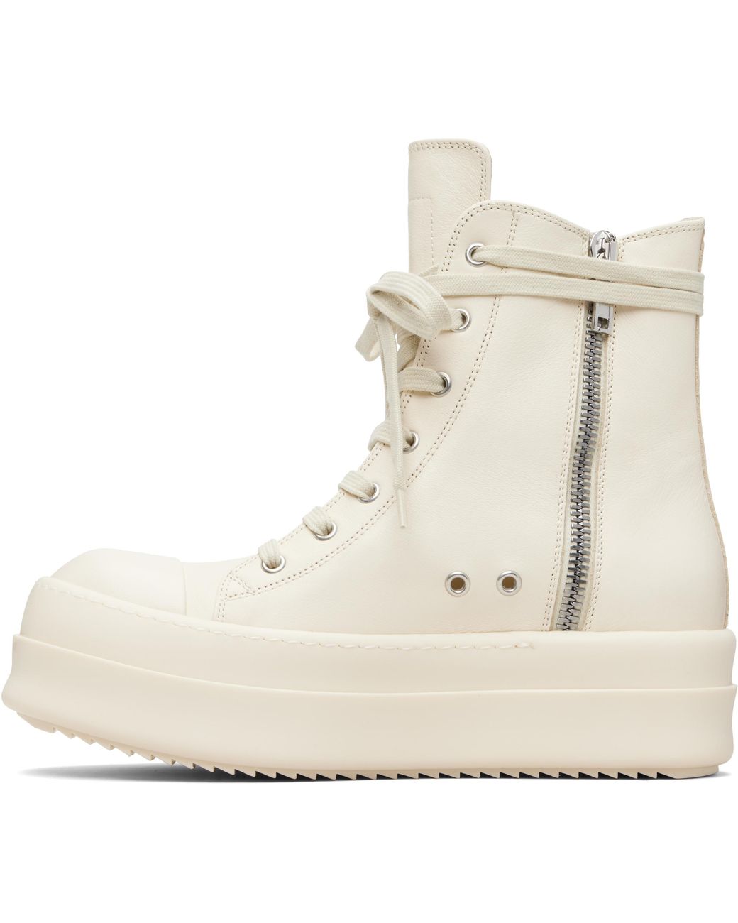 Rick Owens Off- Temple Mega Bumper Sneakers in White for Men | Lyst UK