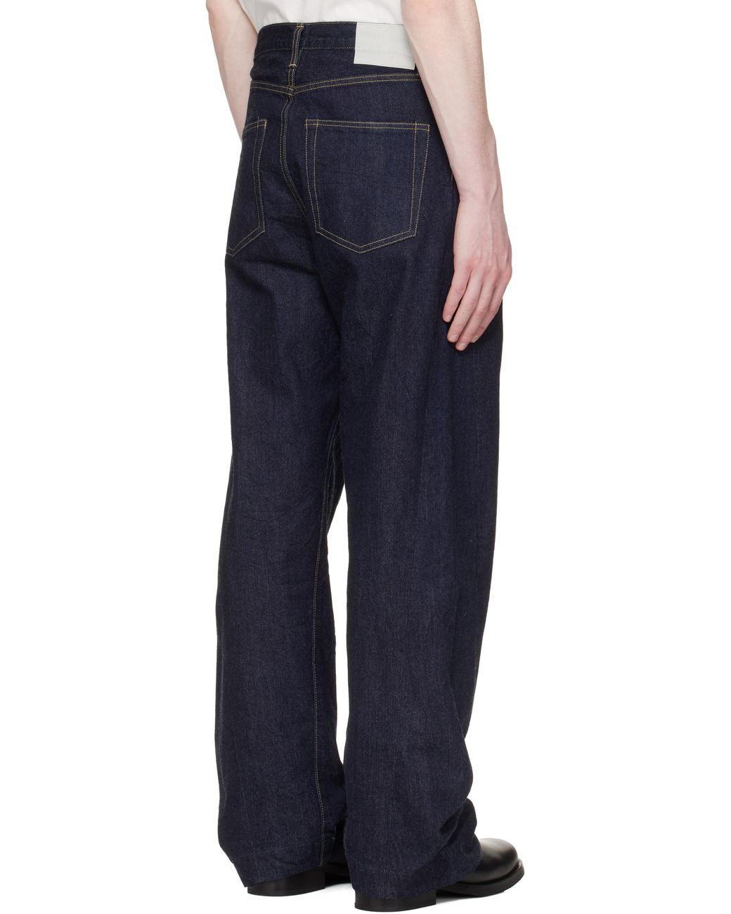 Ssstein Twist Cut Jeans in Blue for Men | Lyst