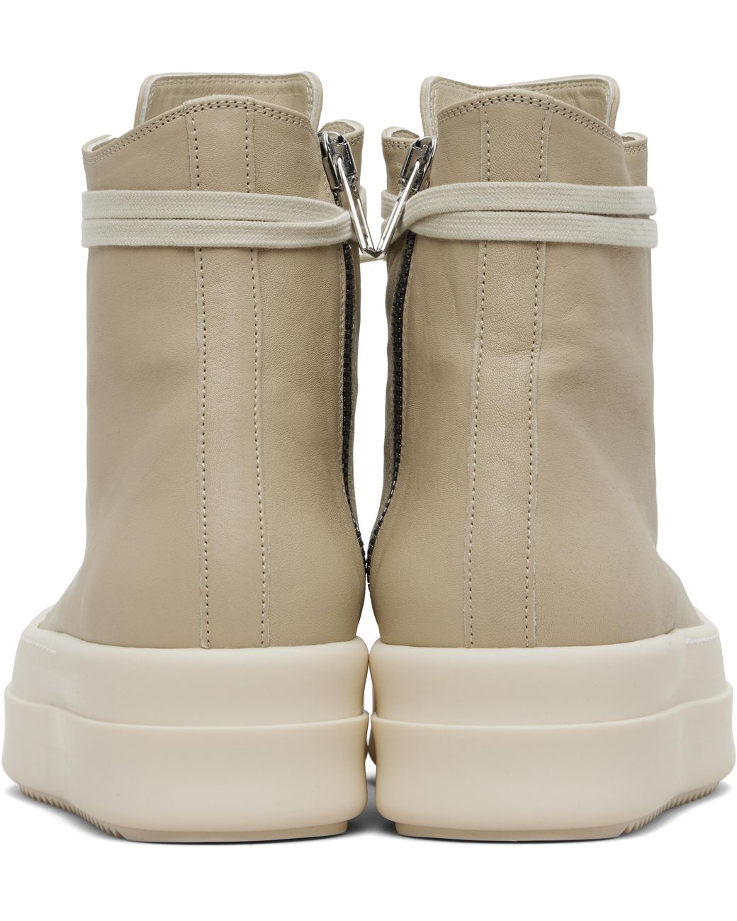Rick Owens Mega Bumper Sneakers in Natural | Lyst UK