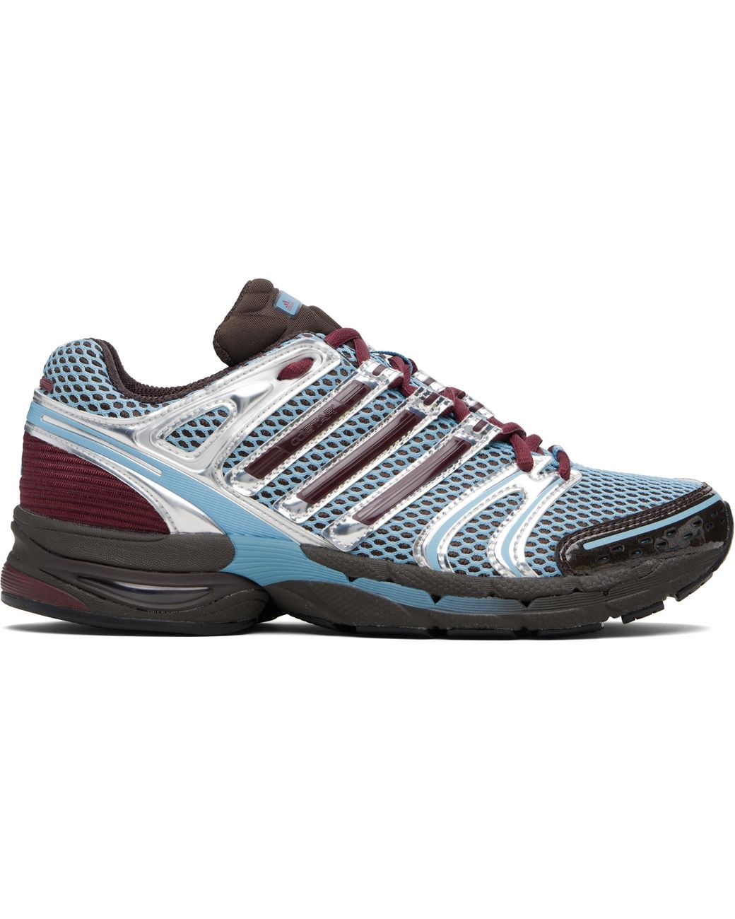 adidas Originals Burgundy Adistar Control 5 Sneakers in Black for Men ...
